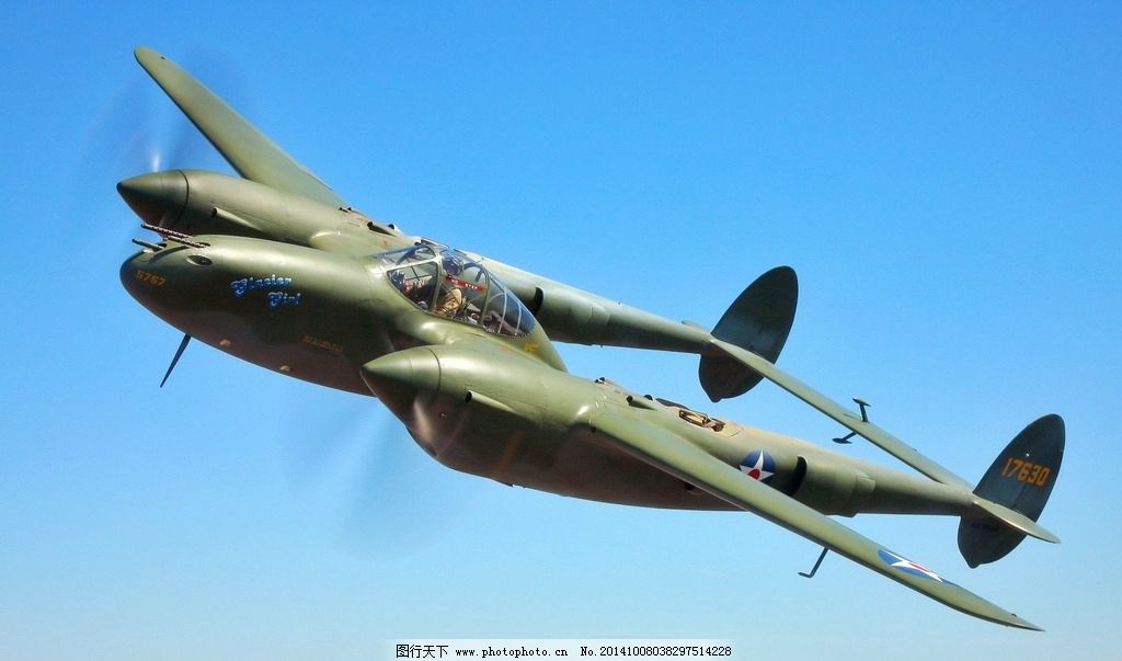 P38战斗机图片_现代科技_金融科技-图行天下素材网