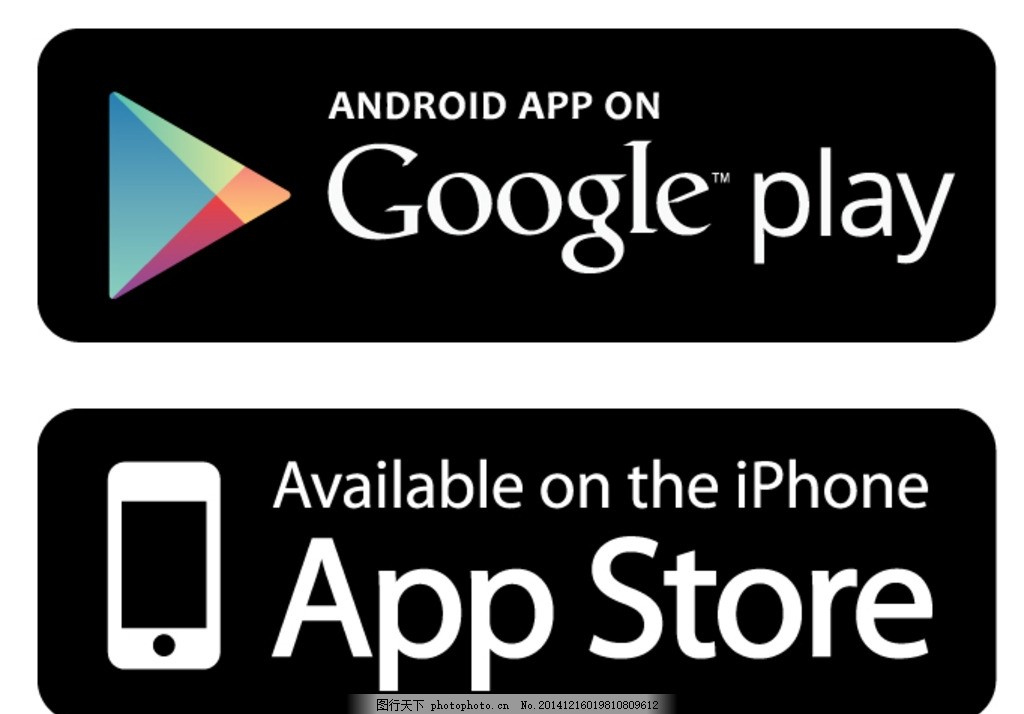 谷歌苹果图片_标识_LOGO标识-图行天下素材网